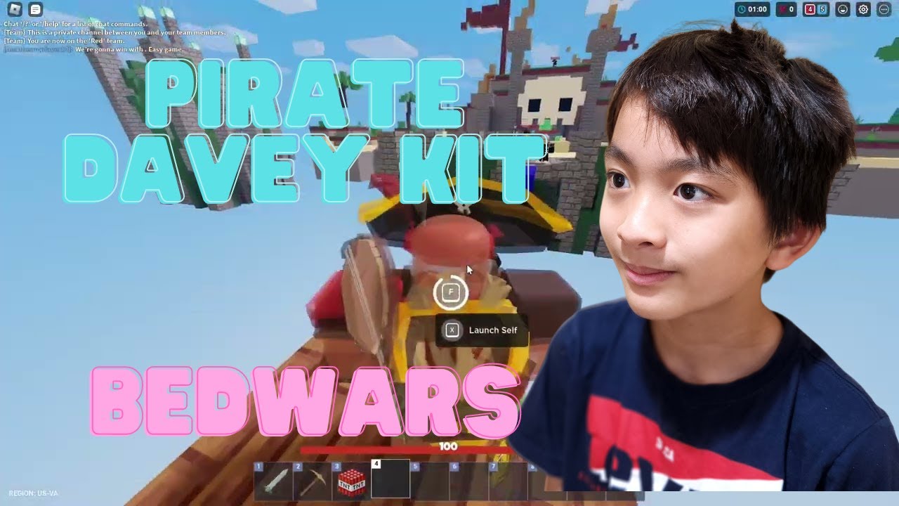 BedWars PIRATE DAVEY KIT: How to Get the PIRATE DAVEY Kit, Use PIRATE ...