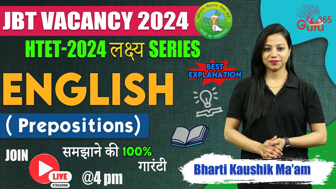 HTET ENGLISH Classes 2024 Haryana TET PRT TGT PGT PREPOSITION Class 1 htet-english-classes-2024-haryana-tet-prt-tgt-pgt-preposition-class-1
