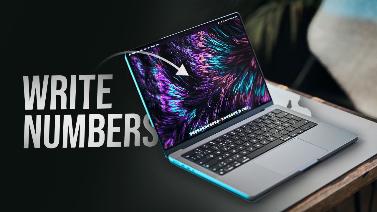 How to Write Numbers on Macbook (tutorial) - YouTube