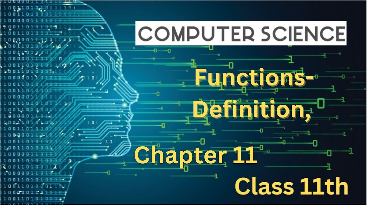 11th CS, Functions Definition, #study #computerscience #programming # ...