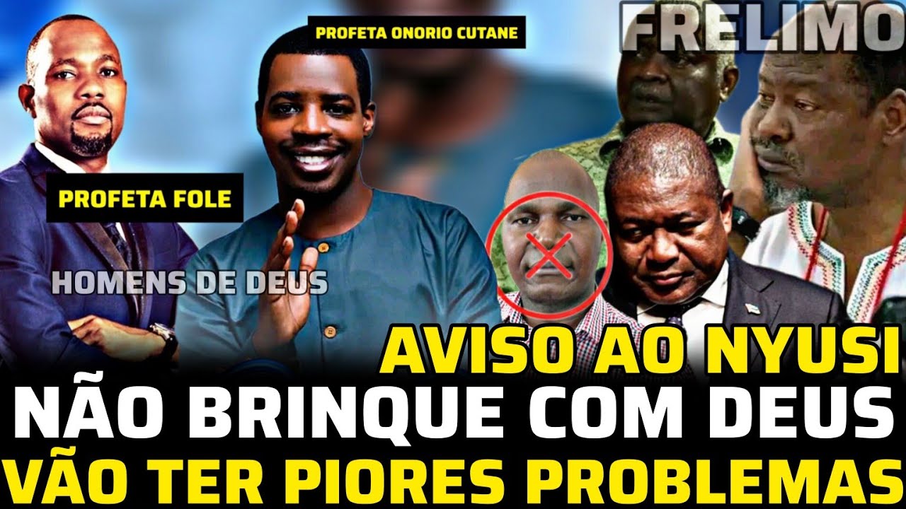 ÚLTIMA HORA: VEJA O QUE PROFETA ONORIO CUTANE DISSE SOBRE GOVERNO DA ...