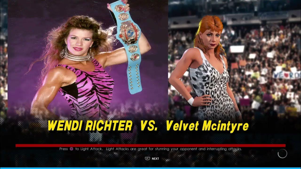 1982 March 12 - WWF - Wendi Richter vs. Velvet McIntyre - WWE 2K22 - YouTube
