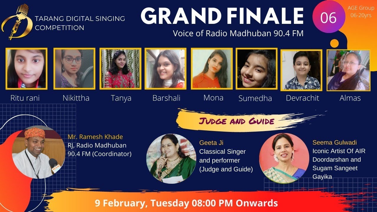 Tarang Digital Singing Competition|Grand Finale Round - 06 | Voice of ...