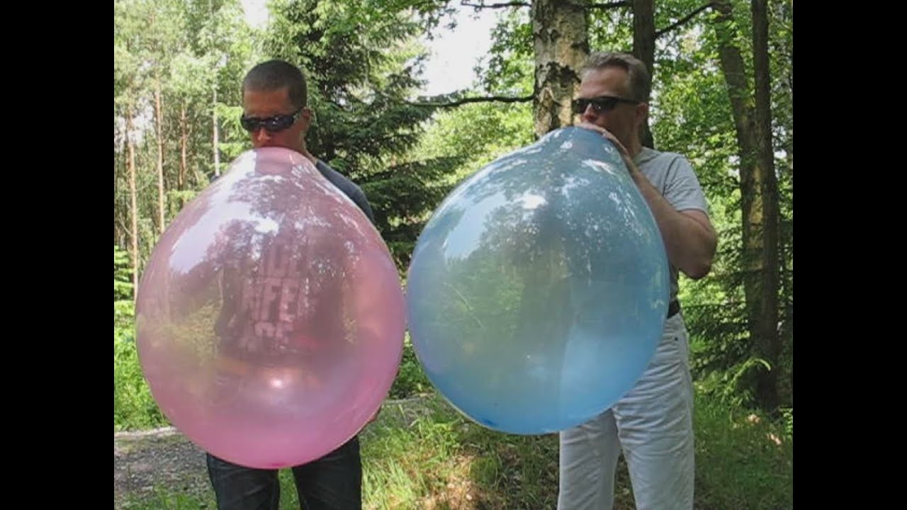 balloon contest - blow to pop race - B2P - Stuffer Balloons - YouTube