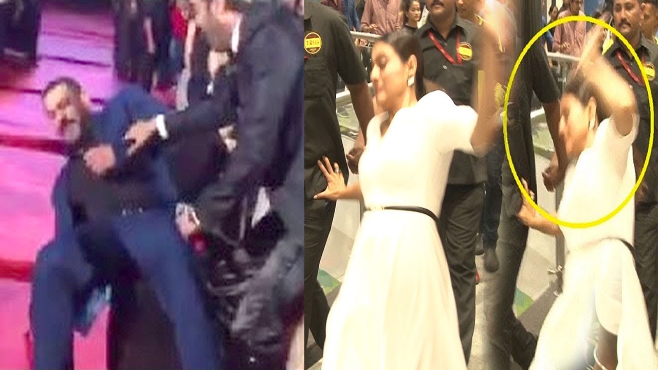 Bollywood Celebs Funny Moments FALLING In Front Of Camera-Salman Khan ...