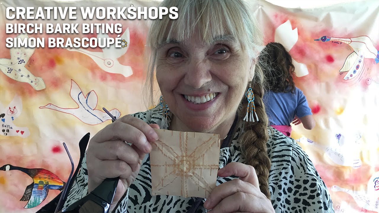 Creative Workshops - Birch Bark Biting - Simon Brascoupé #SSIF2022 ...