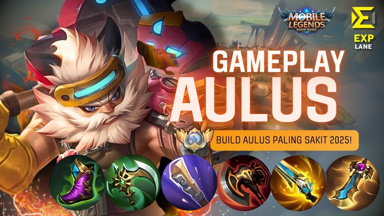AULUS GAMEPLAY EXP LANE | Aulus Mode Iblis gak ada lawan gameplay ...
