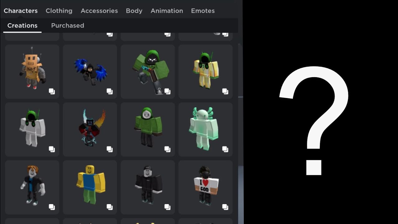 Making an ugly character in roblox - YouTube