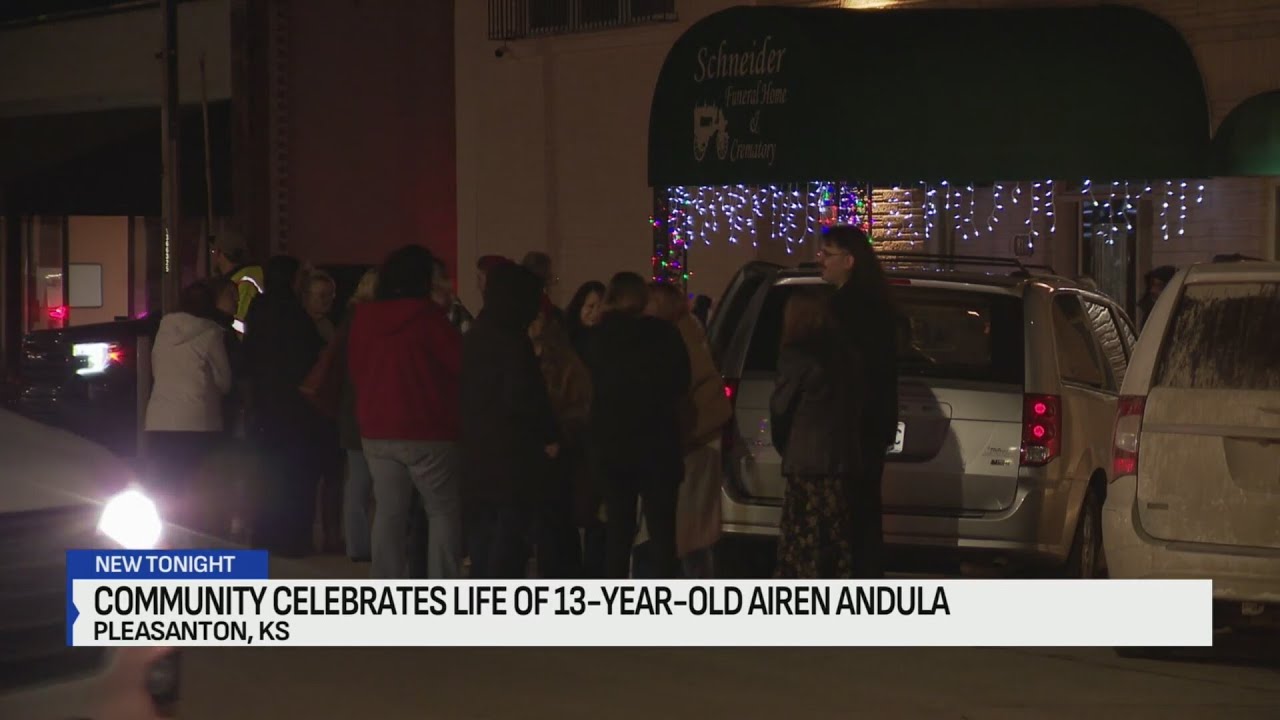 Community celebrates life of 13-year-old Airen Andula - YouTube
