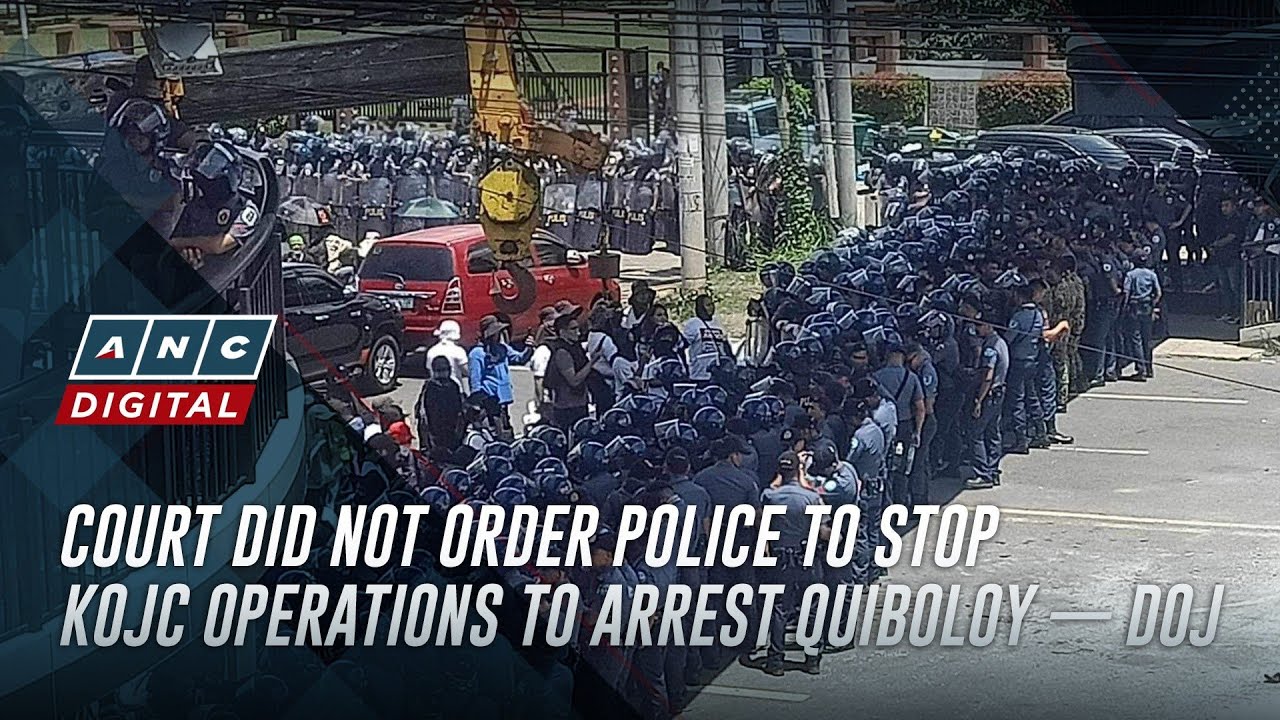 Court did not order police to stop KOJC operations to arrest Quiboloy ...