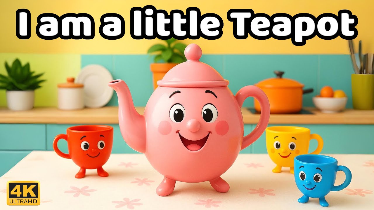 I am a little teapot | Nursery Rhymes & Kids Songs | The teapot song ...