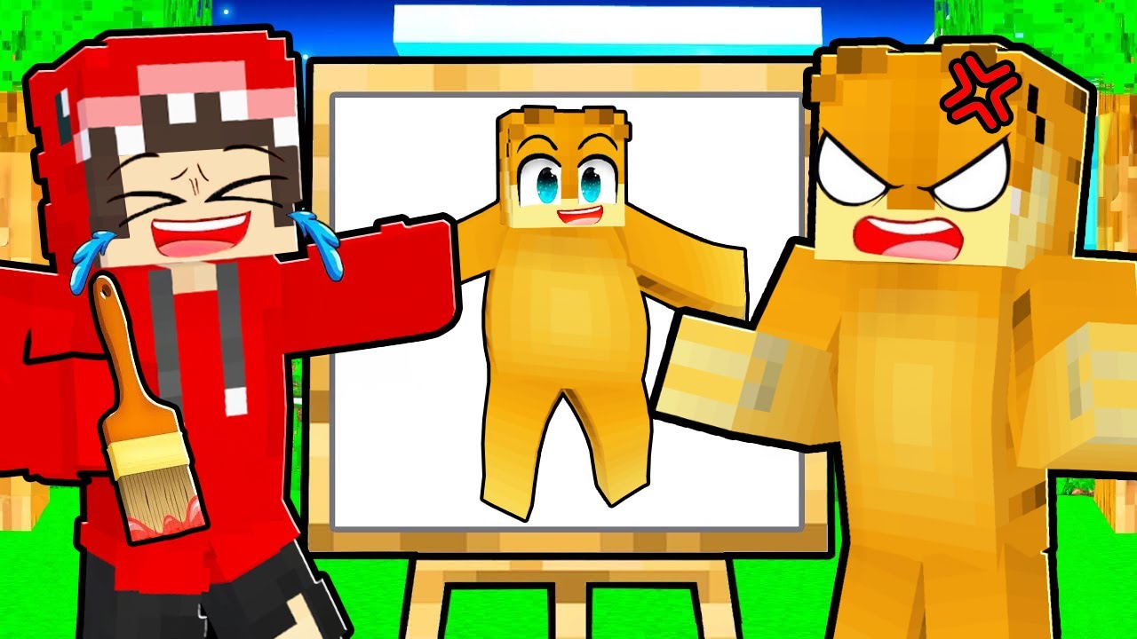 Minecraft'ta ÇİZİM YARIŞMASI Yaptık! - Minecraft - YouTube