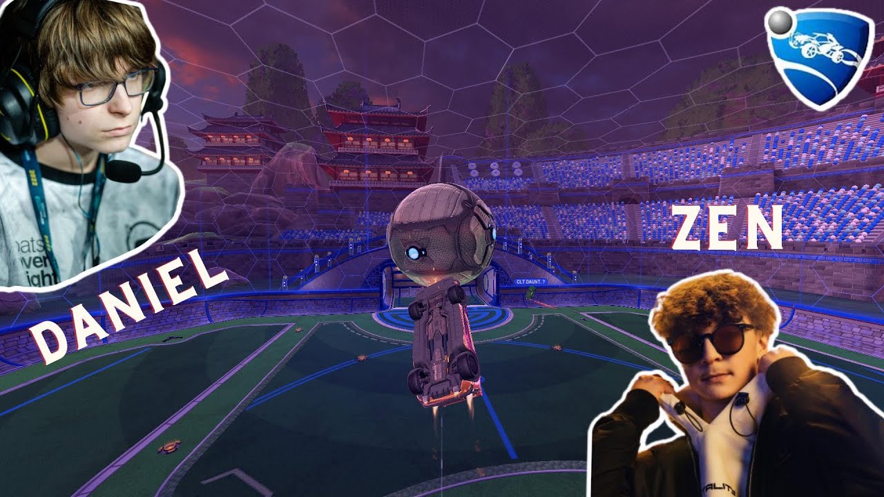 DANIEL and ZEN Team Up for Ranked 2v2 | Rocket League - YouTube