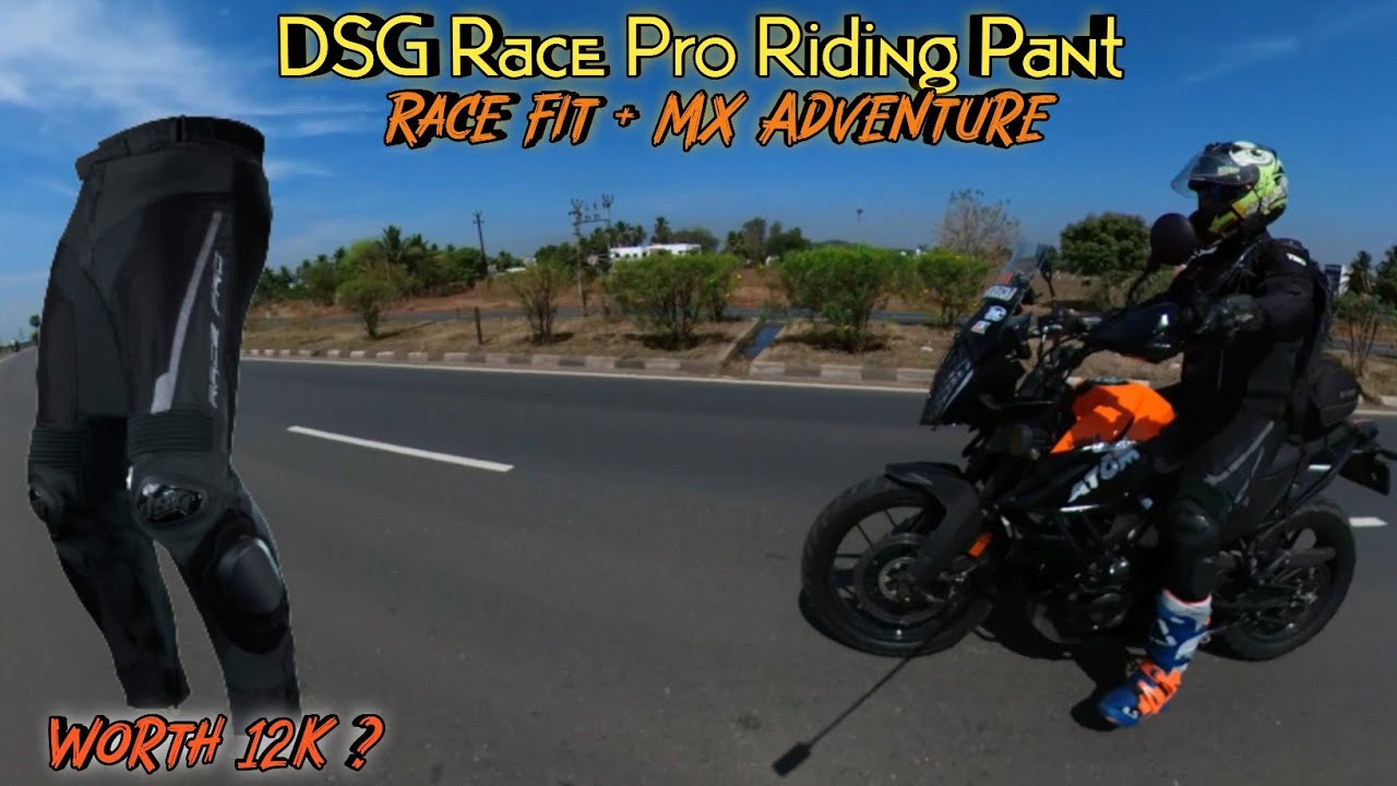 DSG Race Pro Riding Pant | Race Fit | Slim Fit | MX Adventure | Dual ...