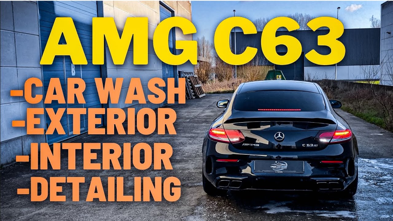 Mercedes-Benz AMG C63s💥 Wash & Interior Detailing - YouTube
