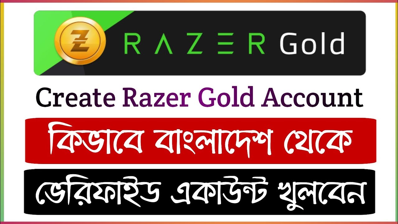 how to create razer gold account | create razer gold wallet | verify ...