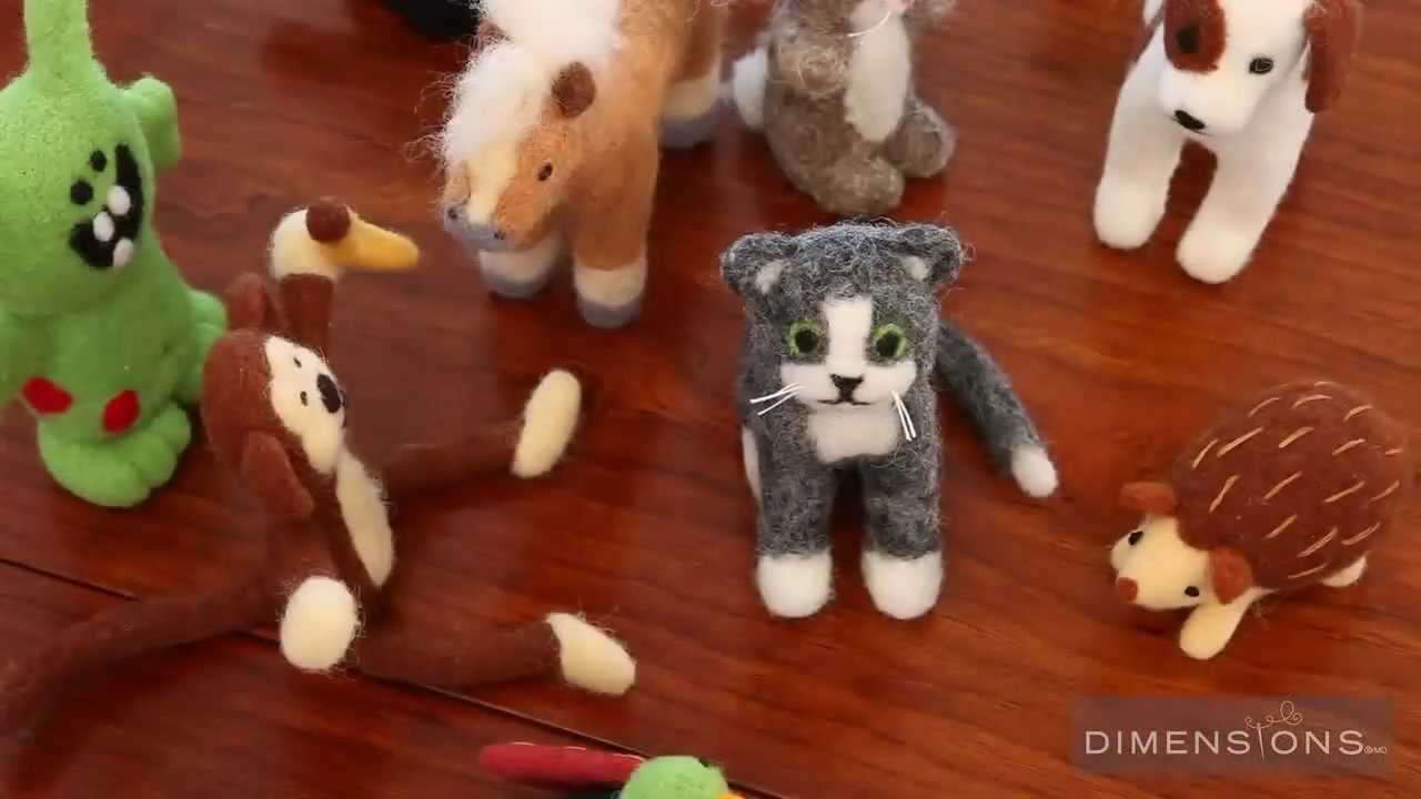 Dimensions - Felted Characters - YouTube