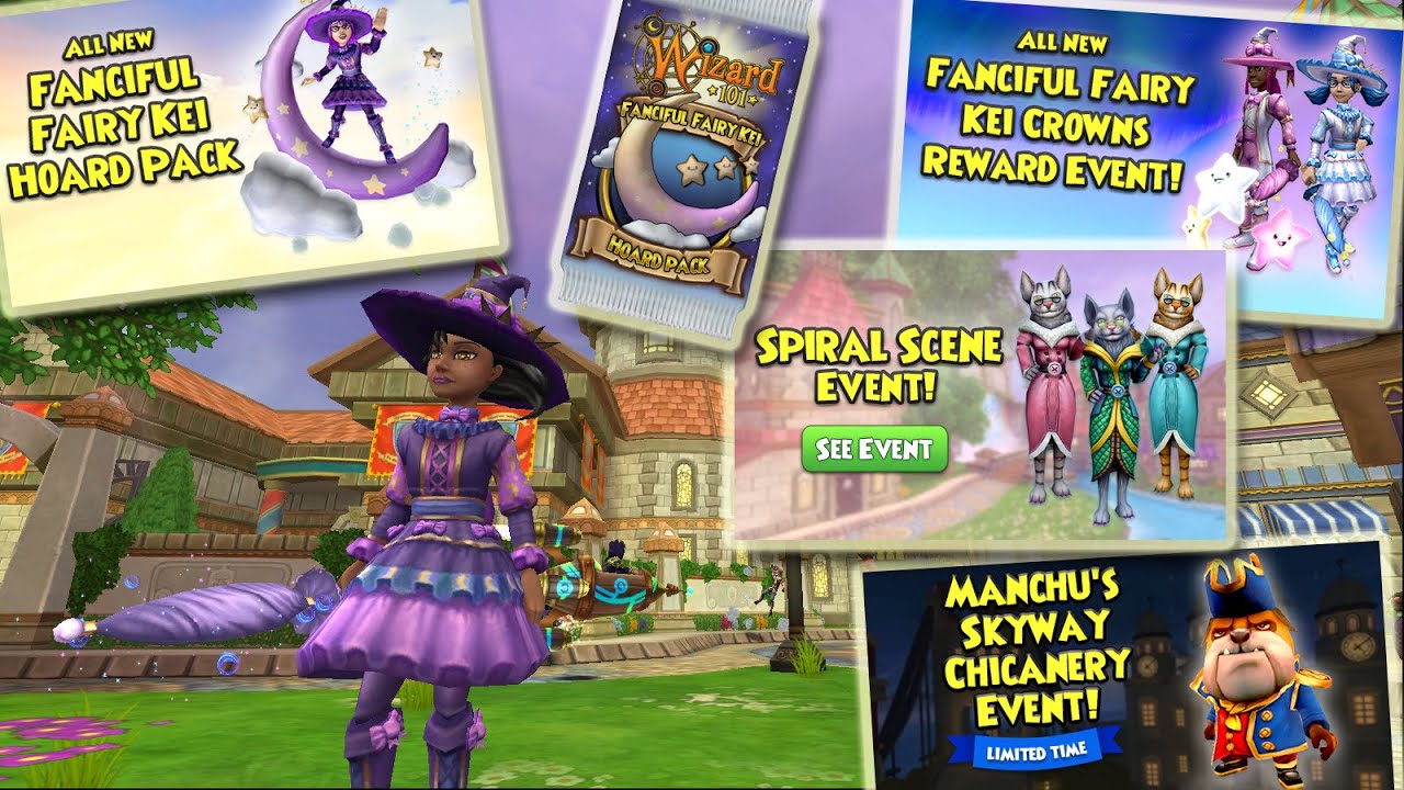 Wizard101: FAIRY KEI PACK OPENING!! GAME NEWS - #wizard101 #pirate101 ...