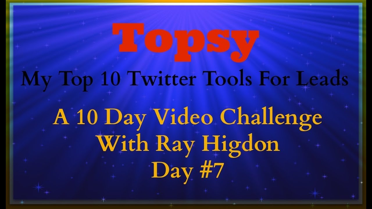 Top 10 Tools for Twitter No.7 Topsy - YouTube
