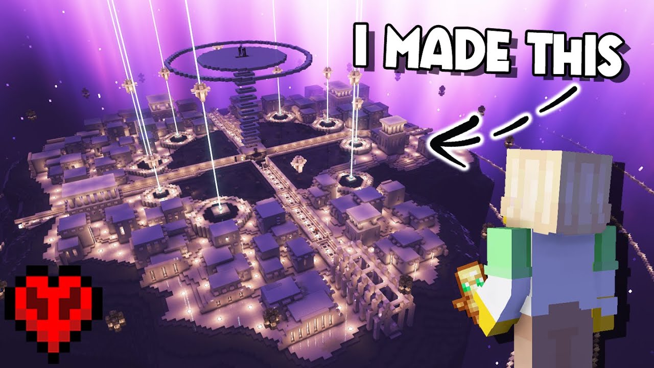 I Built The BEST End Island in HARDCORE MINECRAFT - Ep 7 - YouTube