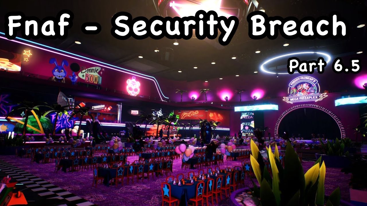 ||FNAF: Security Breach||Part 6.5||Crossing the Atrium|| - YouTube