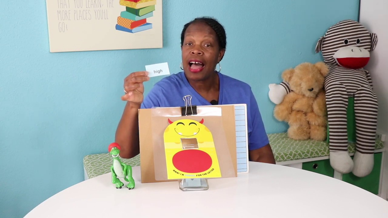 Sight Word Monster Activity - YouTube