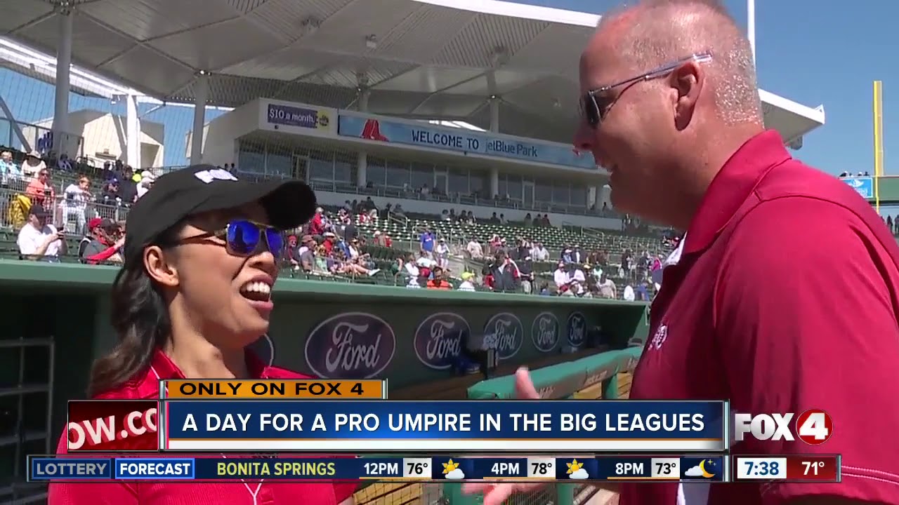MLB umpire in Southwest Florida gets ready for baseball season - YouTube