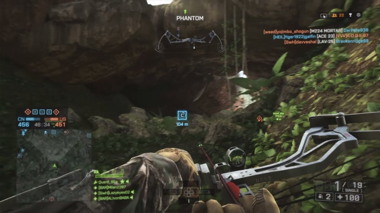 How to unlock bow in BF4 Operation Outbreak - YouTube