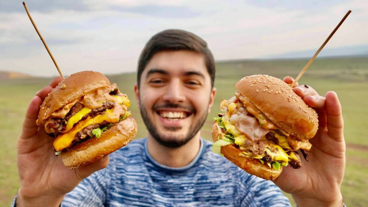 Super beef burger and super sauce in 30 minutes! Simple Recipe - YouTube