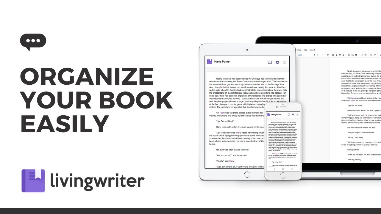LivingWriter Chapters, Subchapters and Story Elements Tutorial - YouTube