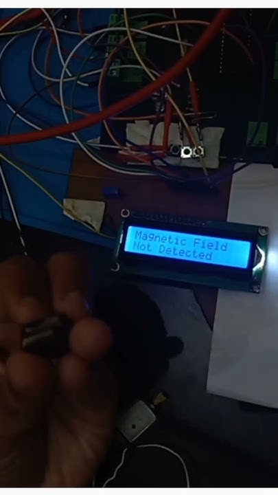 Magnetic field detection system using hall effect sensor and PIC16F877A’s microcontroller. - YouTube