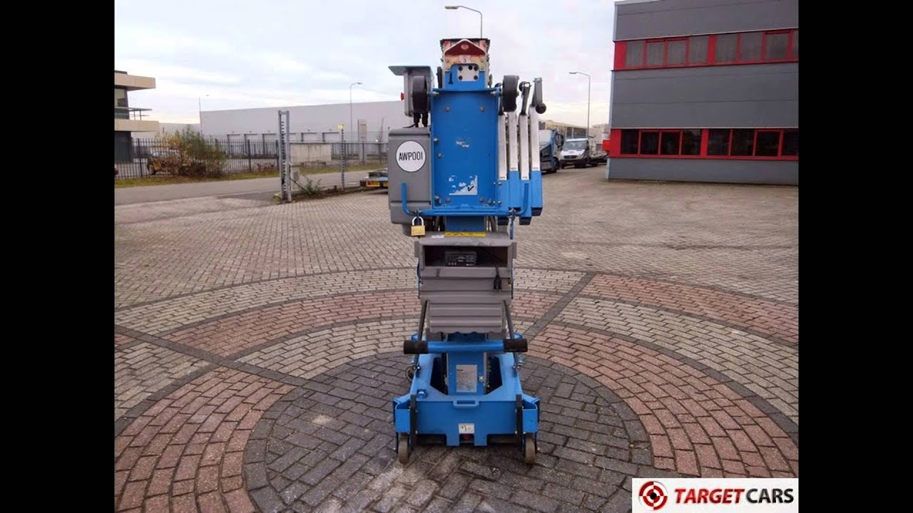 774861 GENIE AWP-20S AERIAL VERTICAL MAST WORK PLATFORM 812CM 09-2012 ...