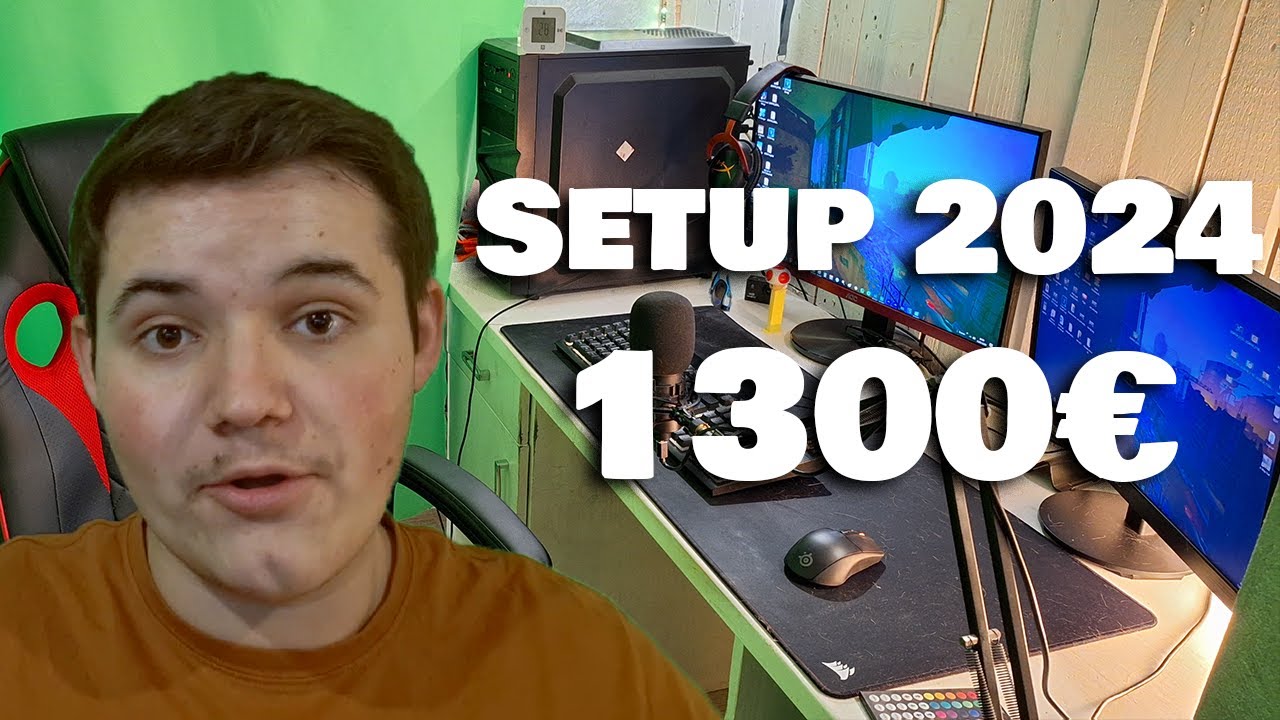 JE VOUS PRÉSENTE MON SETUP 2024 ! ( 1300 € ) - YouTube