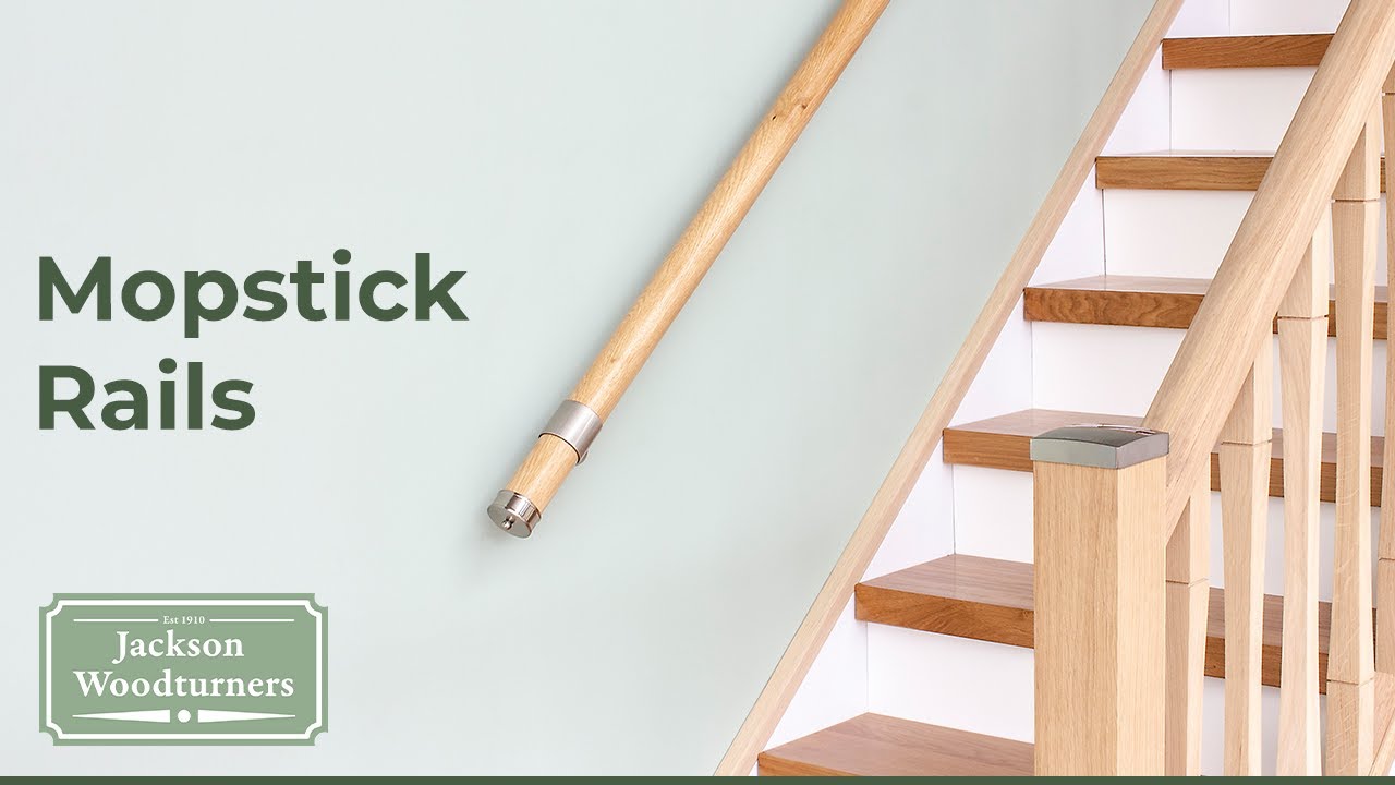 How To Know What Different Mopstick Rails To Use For My Stairs - YouTube