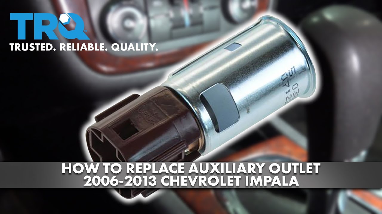 How to Replace Auxiliary Outlet 2006-2013 Chevrolet Impala - YouTube