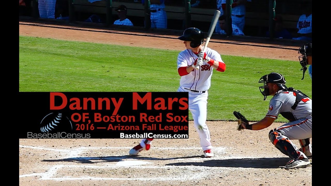 Danny Mars, OF, Boston Red Sox — Arizona Fall League, 2016 - YouTube