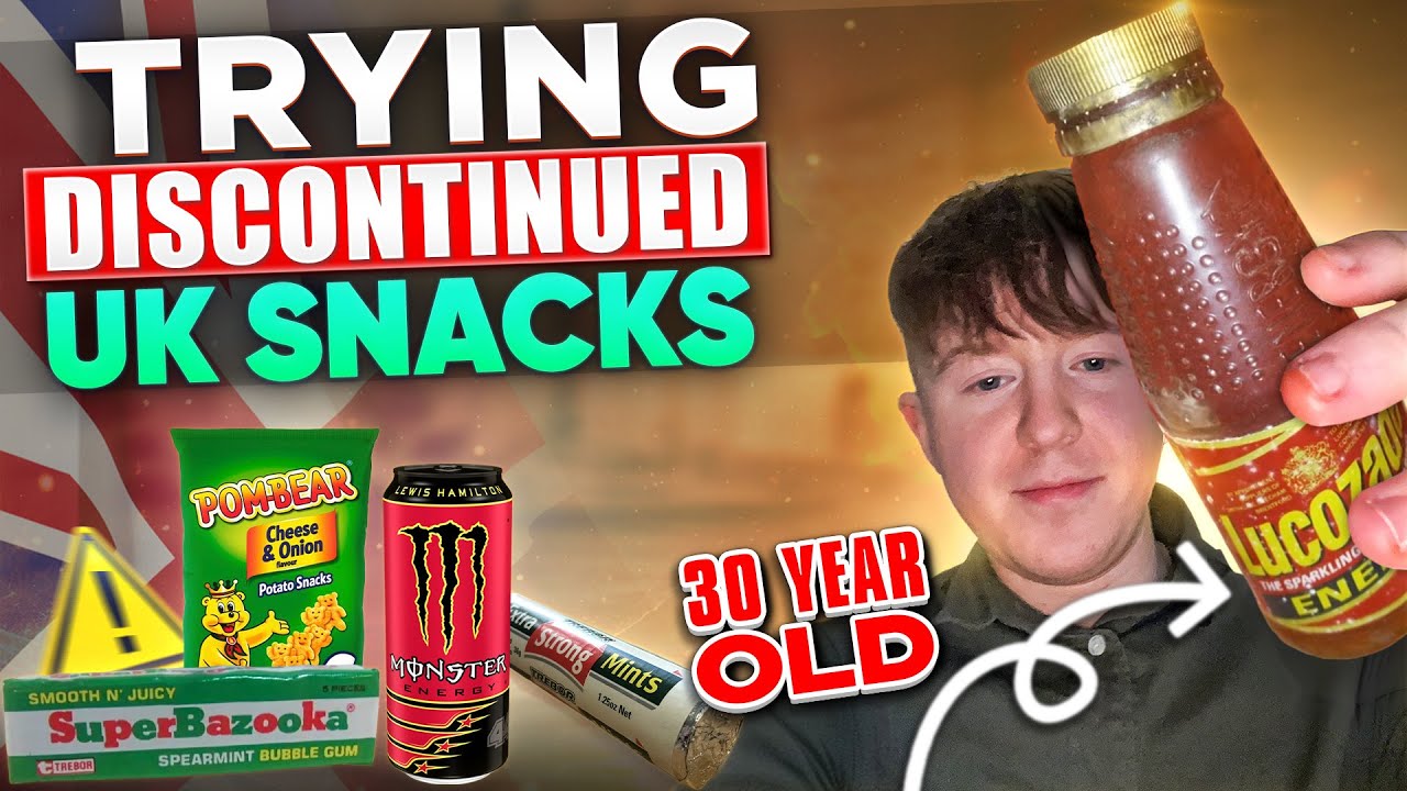 Drinking 30 Year Old Lucozade (Discontinued UK Snacks) - YouTube