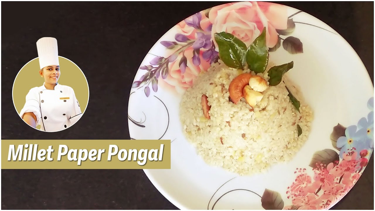 Millet Pepper Pongal Recipe | Divya's Kitchen | Healthy Pongal Recipe ...