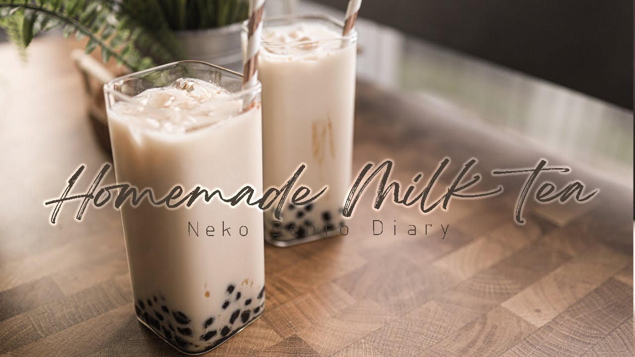 How to make Homemade Milk Tea l Diary#48 - YouTube