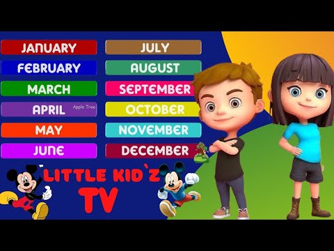 Months of the year song | Months Name| learn months of the year | Days ...