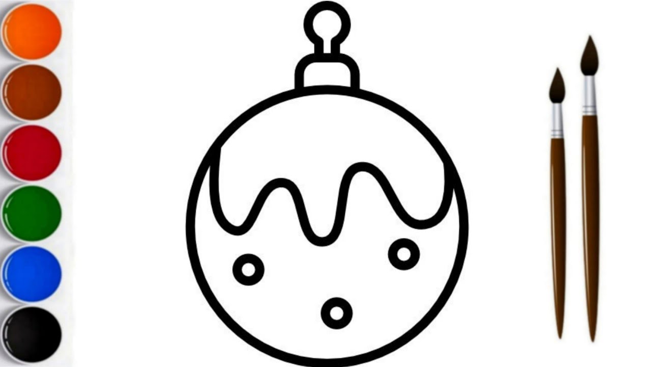 Ornament Drawing,painting and coloring for kids| Toddler| how to draw # ...