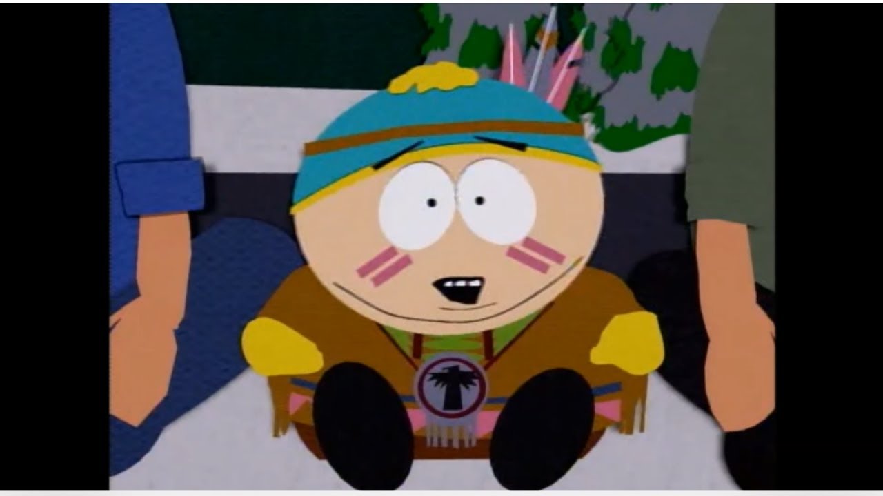 Cartman is INDIAN Eric Running Water | South Park S01E13 - Cartman's ...