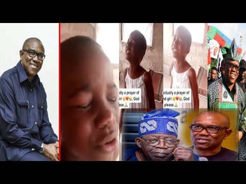 Tøuchïng Vidéo Of Blind Girl's Crying And Praying For Peter Obi's ...