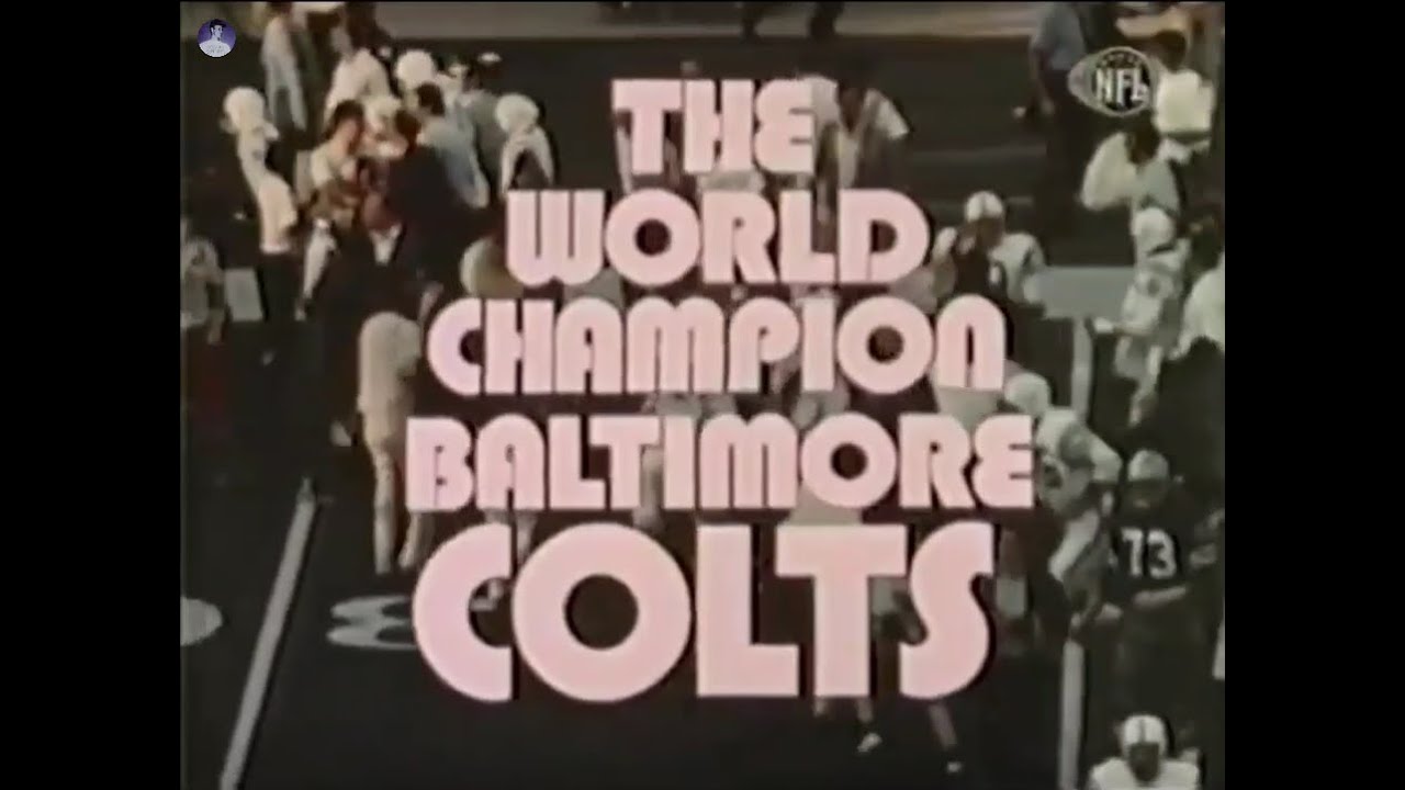 1970 Baltimore Colts Season Review (Won Super Bowl 5 over Cowboys ...