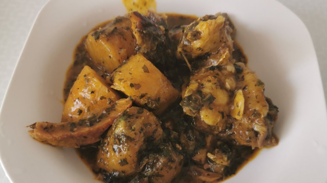 How to cook sese plantains or plantain porridge/Cameroon dish ...