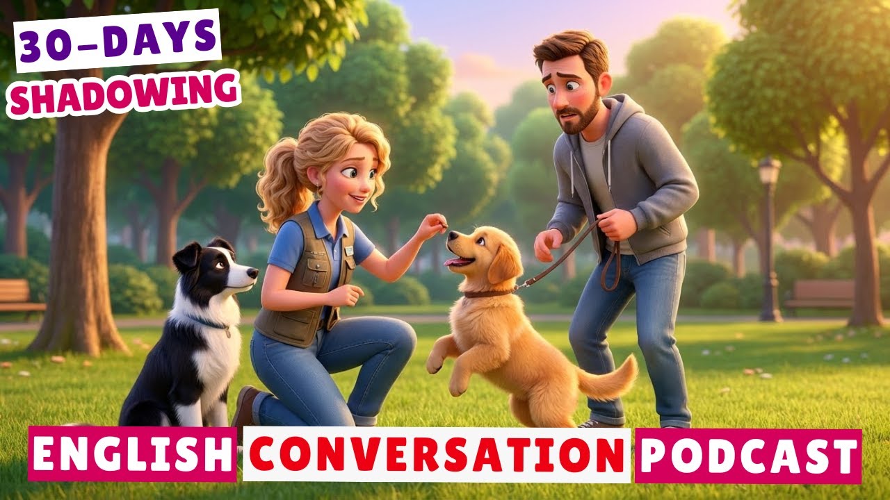 When Dogs Bring People Together l English Listening Practice Slow and ...