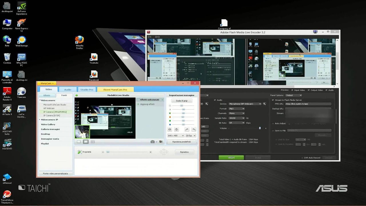 TUTOR STREAMING W ADOBE LIVE & IP WEBCAM (WEBCAM7 & MANYCAM) - YouTube