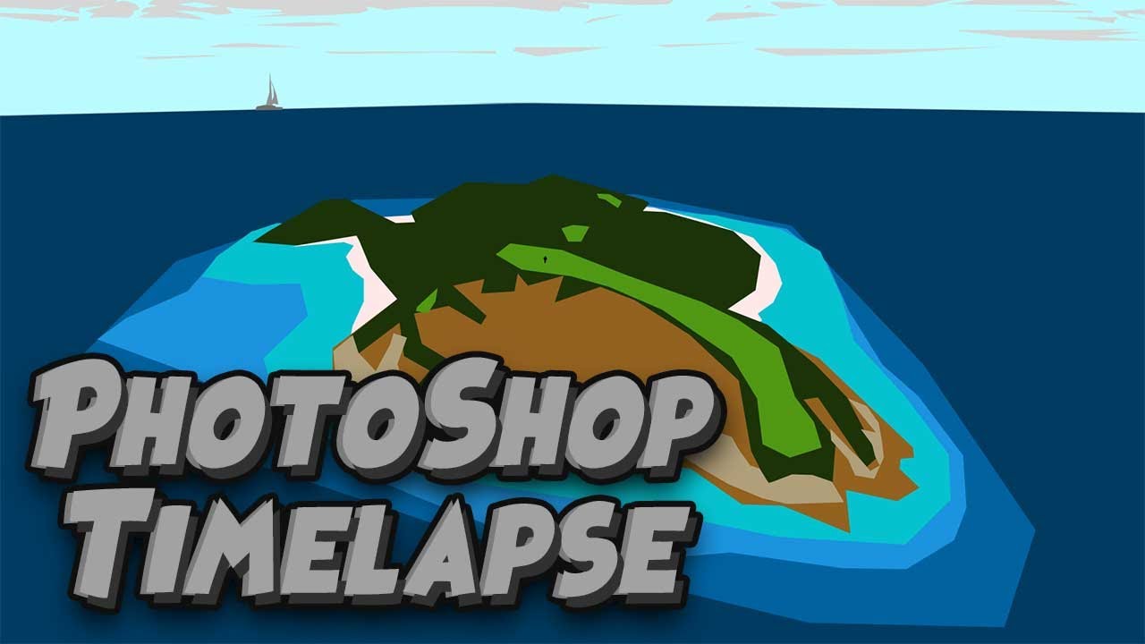 Photoshop Timelapse - Stranded (Simplistic Dream Art) - YouTube