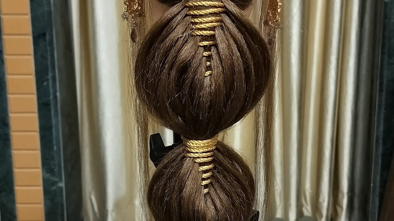 #bridal braid with dori ️ #unique #viral #hairdo ️ - YouTube