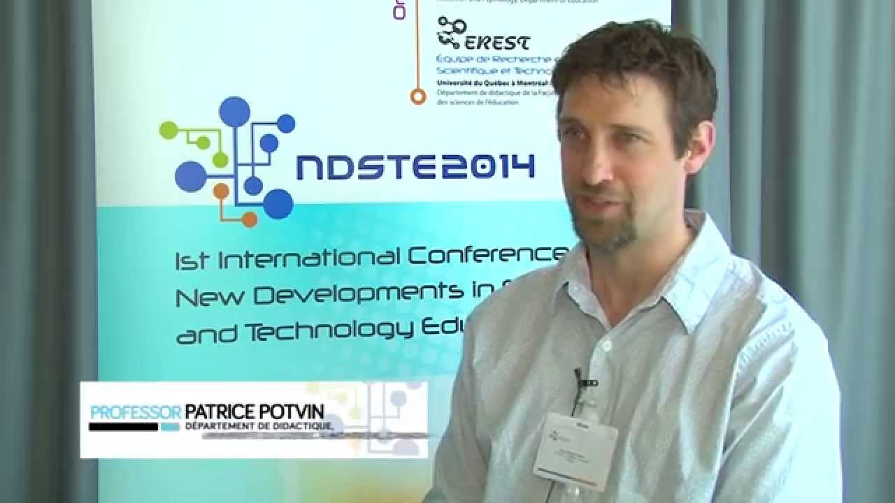 NDSTE 2014 - Prof. Patrice Potvin - YouTube